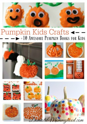 Pumpkin Kids Crafts! Great for Fall, Halloween and Thanksgiving ...